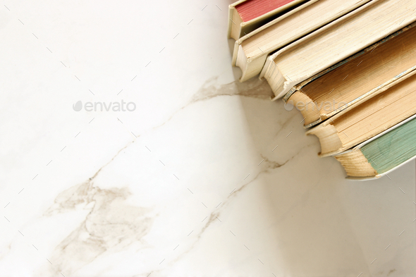 Vintage book stack background Stock Photo by MPPLLC45 | PhotoDune