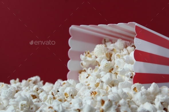 Popcorn spilling out of box Stock Photo by MPPLLC45 | PhotoDune