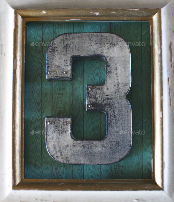 Number three Stock Photo by MPPLLC45 | PhotoDune