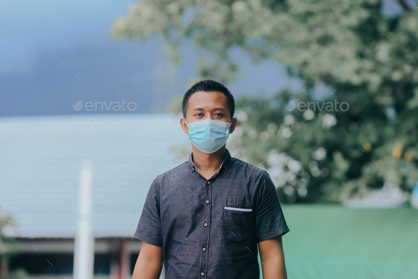 Man using mask Stock Photo by King_satriaru | PhotoDune