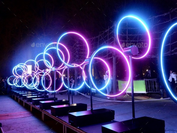 Colorful neon lights Stock Photo by Danibaal | PhotoDune