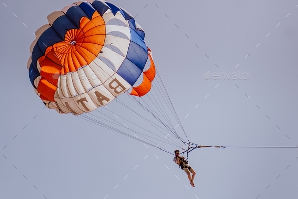 Flying parachute in Bali Stock Photo by datnguyenhb1912 | PhotoDune