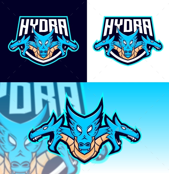 Hydra Esport Logo, Logo Templates | GraphicRiver