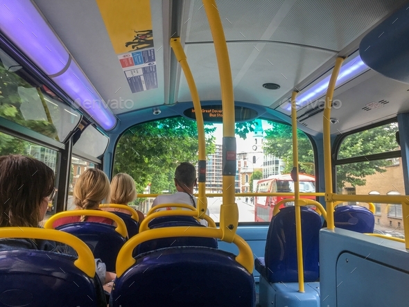 People in a bus, transportation, modern, city, city living, urban ...