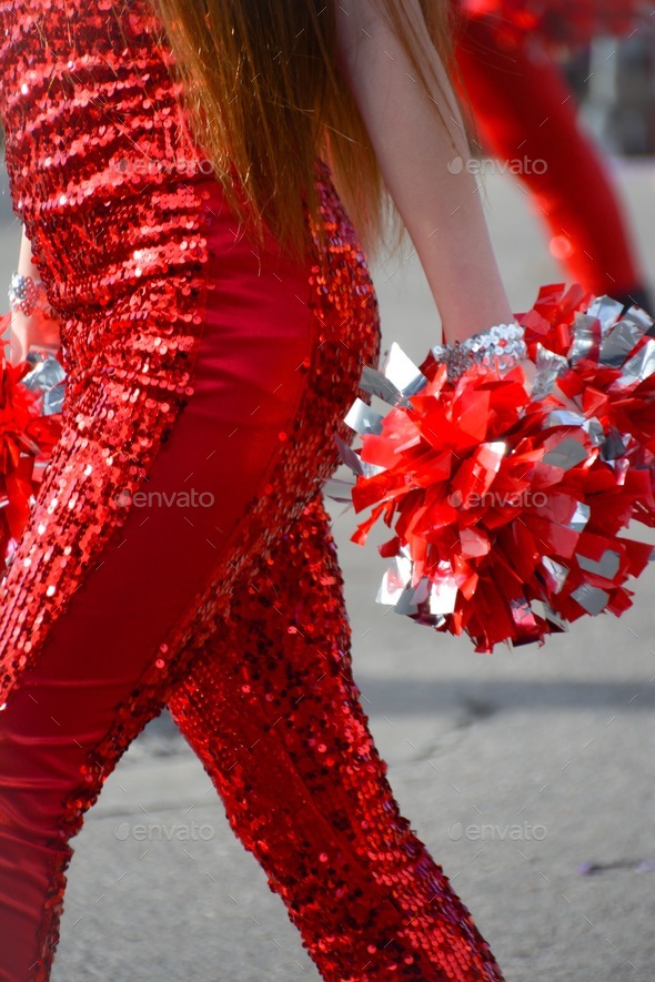 Red cheerleaders Stock Photo by Threetails05 | PhotoDune