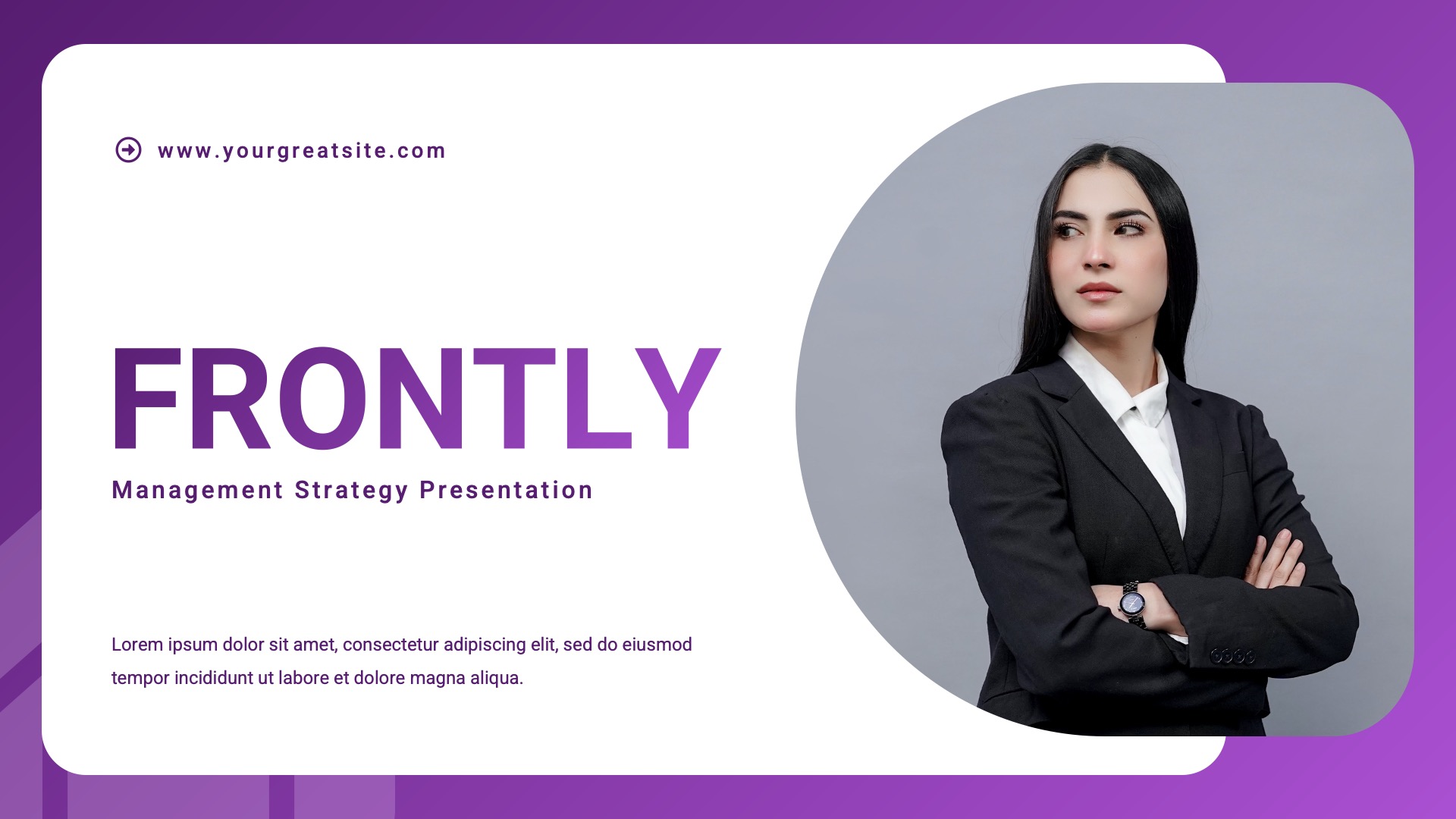Frontly - Management Strategy Powerpoint, Presentation Templates ...
