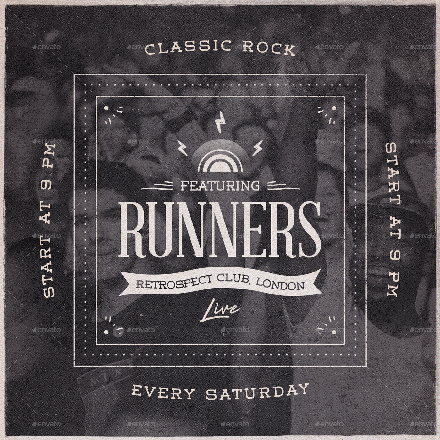 Rock Flyer/Poster Bundle - 3 in 1, Print Templates | GraphicRiver