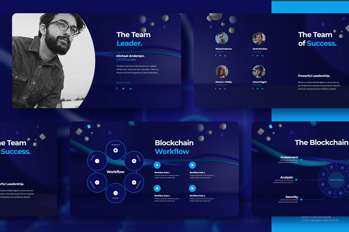 Blockchain Google Slides Template, Presentation Templates | GraphicRiver