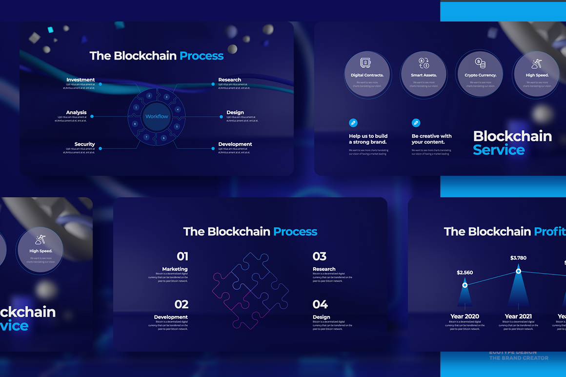 Blockchain Powerpoint Template, Presentation Templates | GraphicRiver