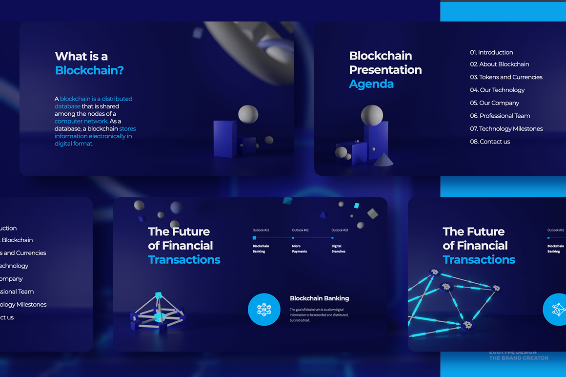 Blockchain Powerpoint Template, Presentation Templates | GraphicRiver