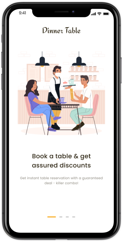 DinnerTable - On Demand Restaurant Table booking app Flutter UI Kit by ...