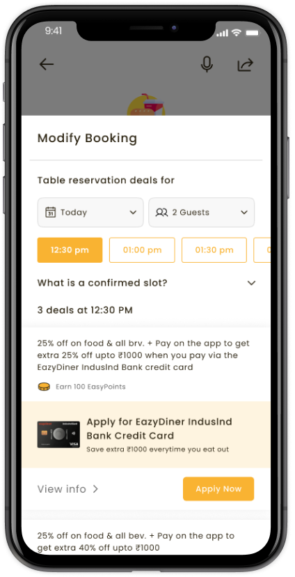 DinnerTable - On Demand Restaurant Table booking app Flutter UI Kit by ...