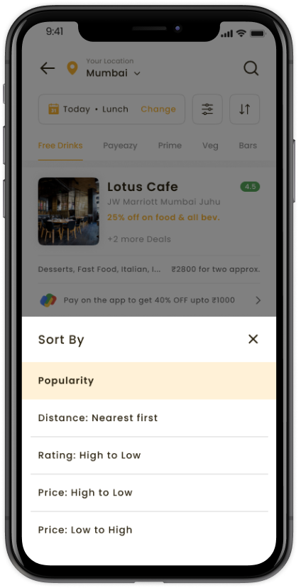 DinnerTable - On Demand Restaurant Table booking app Flutter UI Kit by ...
