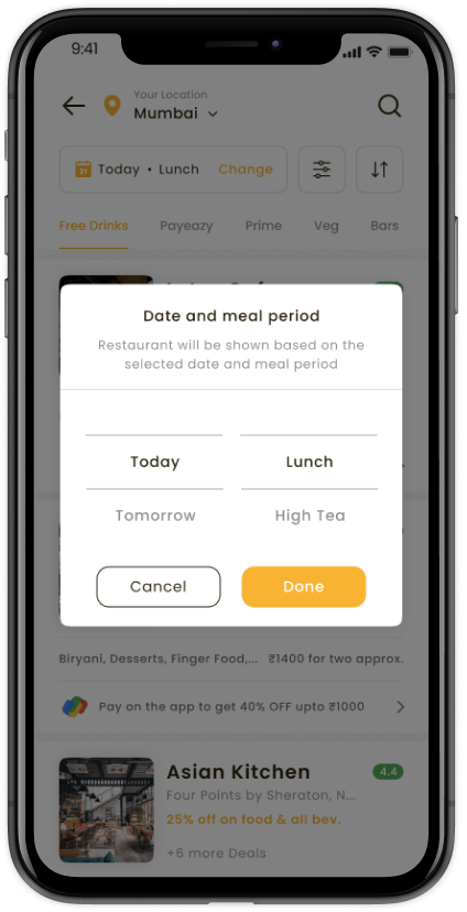 DinnerTable - On Demand Restaurant Table booking app Flutter UI Kit by ...