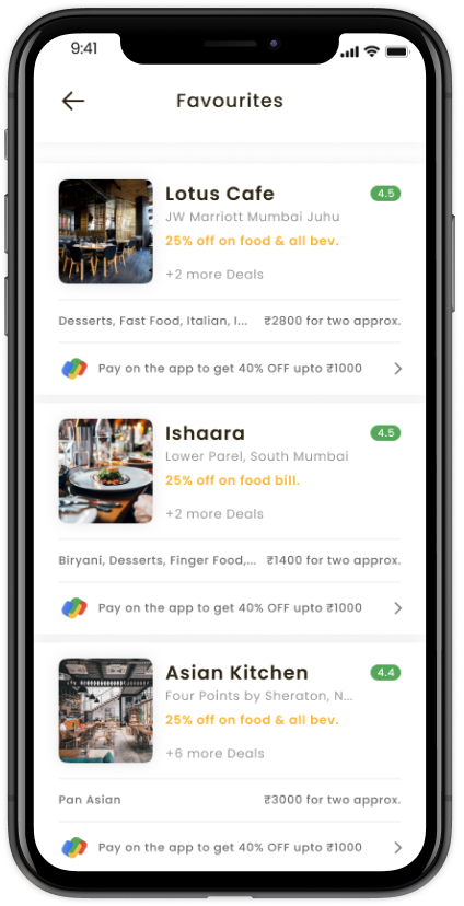 DinnerTable - On Demand Restaurant Table booking app Flutter UI Kit by ...