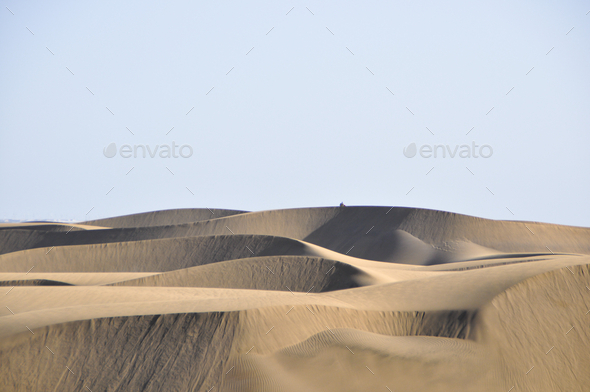 Landscape photo of desert and sand dunes Stock Photo by lindaze | PhotoDune