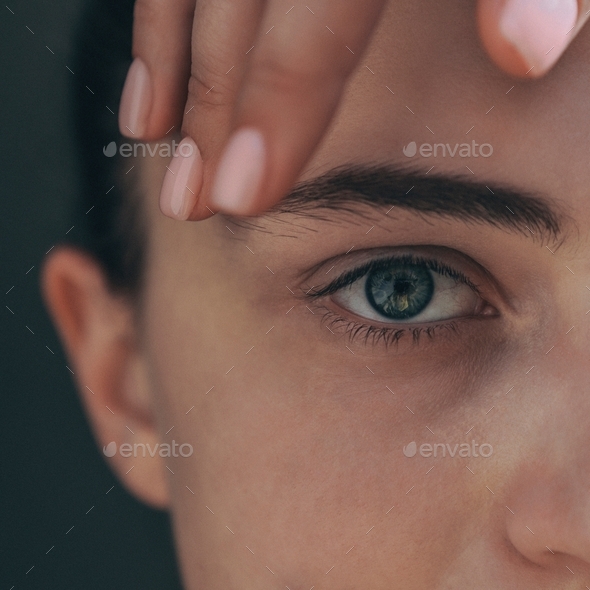 Part human body. Female body. Portrait of girl. Tiny human Stock Photo ...