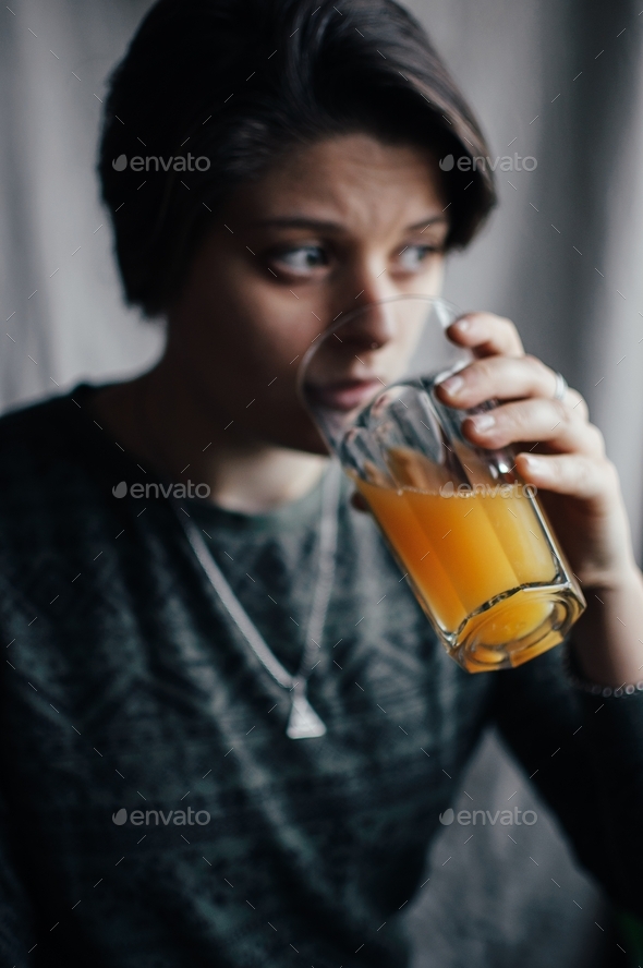 girl drinking orange juice Stock Photo by FrenkyAlon | PhotoDune