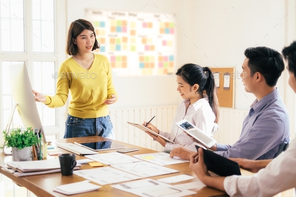 Start up brainstorming for new project Stock Photo by ijeab | PhotoDune