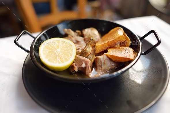 Kleftiko from mutton by Cyprus. Kleftiko is a dish national cuisine of ...