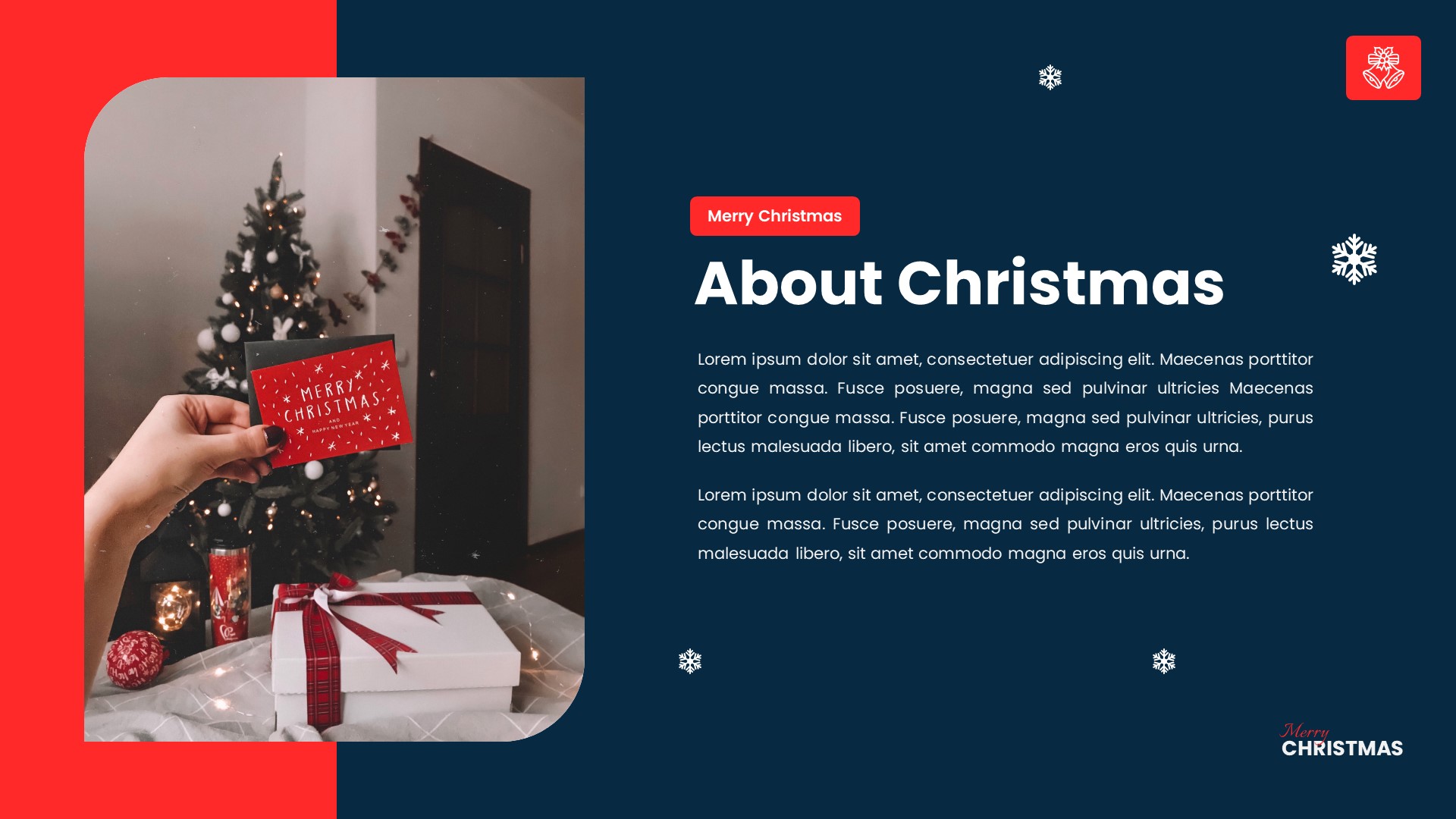 Merry Christmas Keynote Template by Enative | GraphicRiver