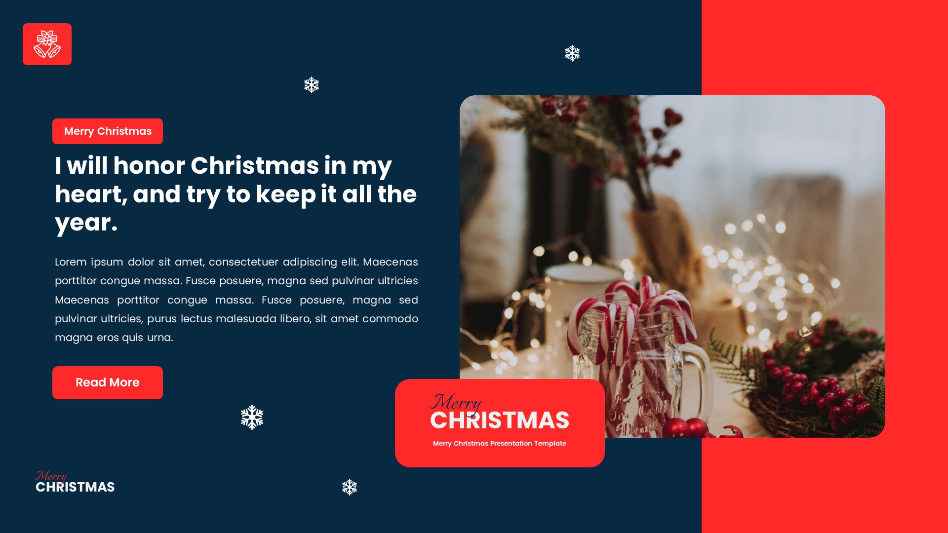 Merry Christmas Google Slides Template, Presentation Templates ...