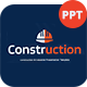 Construction & Industrial Powerpoint Template, Presentation Templates