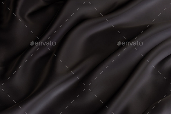 Black fabric textile texture background for design Stock Photo by ...