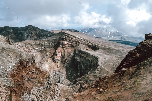 View of the crater of a dormant volcano Stock Photo by flaMash | PhotoDune