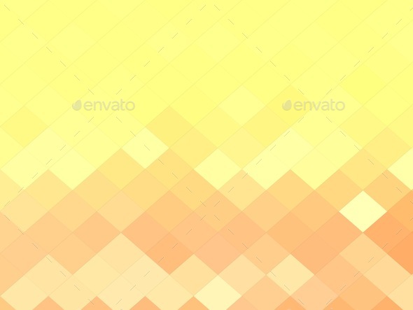 Gradient yellow orange pixel background Stock Photo by wanaktek | PhotoDune