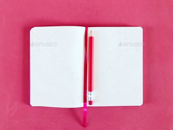 Open blank notebook paper Stock Photo by wanaktek | PhotoDune
