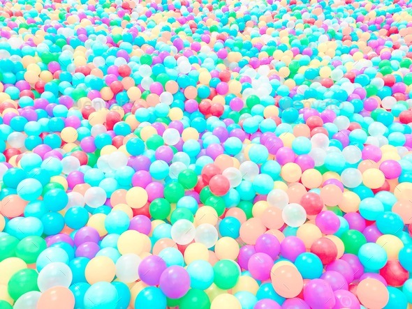 Giant pool of colorful balls Stock Photo by wanaktek | PhotoDune