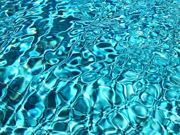Swimming pool water ripples and sparkles in the sunlight Stock Photo by ...