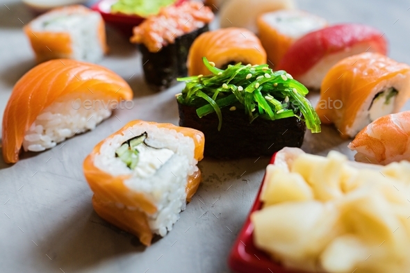 Food delivery and take out to go from Japanese sushi restaurant ...