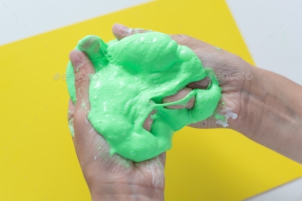 Child making slime Stock Photo by klavdiyav | PhotoDune