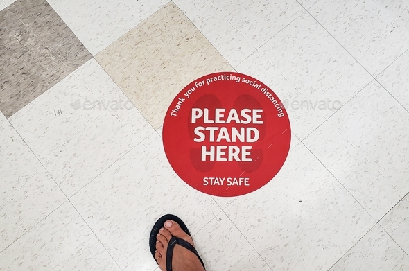 Please stand here are the new rule in covid land when people stand in ...