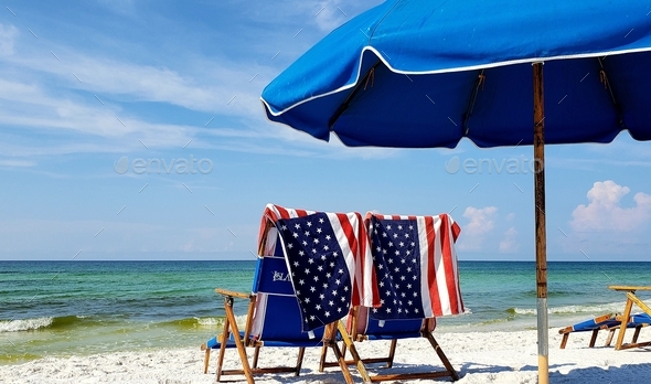 National flag admired and saluted in freedom expression on a Florida ...