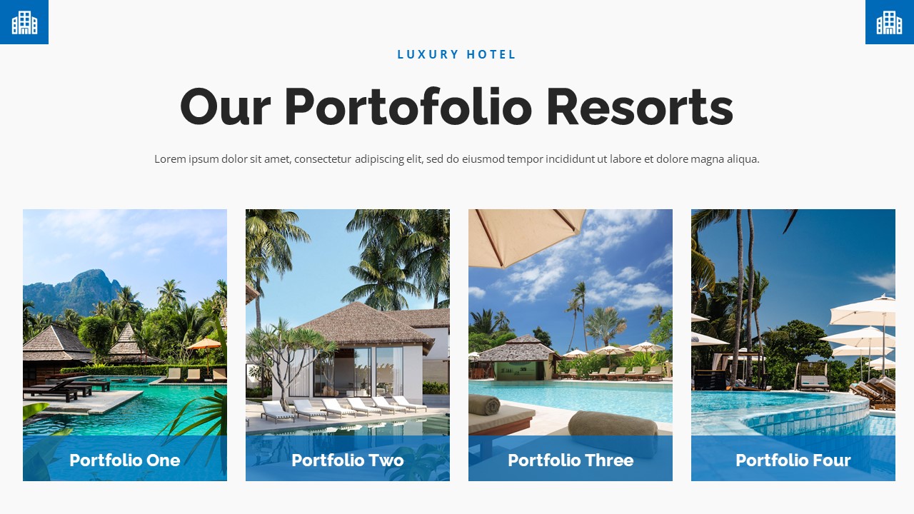 Hotel and Resort Powerpoint Template, Presentation Templates | GraphicRiver
