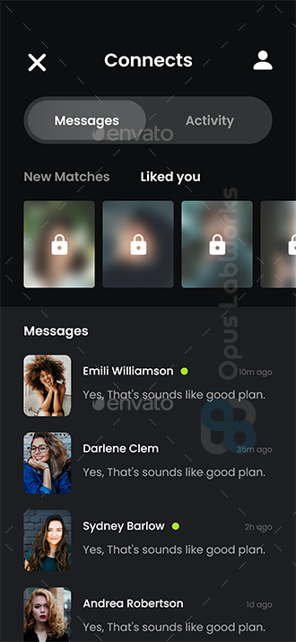 Modern Dating App UI Kit | Swipe & Chat App UI Kit | Find A Date App UI ...