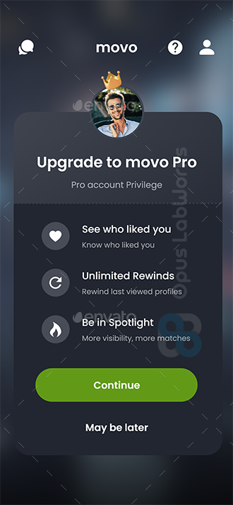 Modern Dating App UI Kit | Swipe & Chat App UI Kit | Find A Date App UI ...