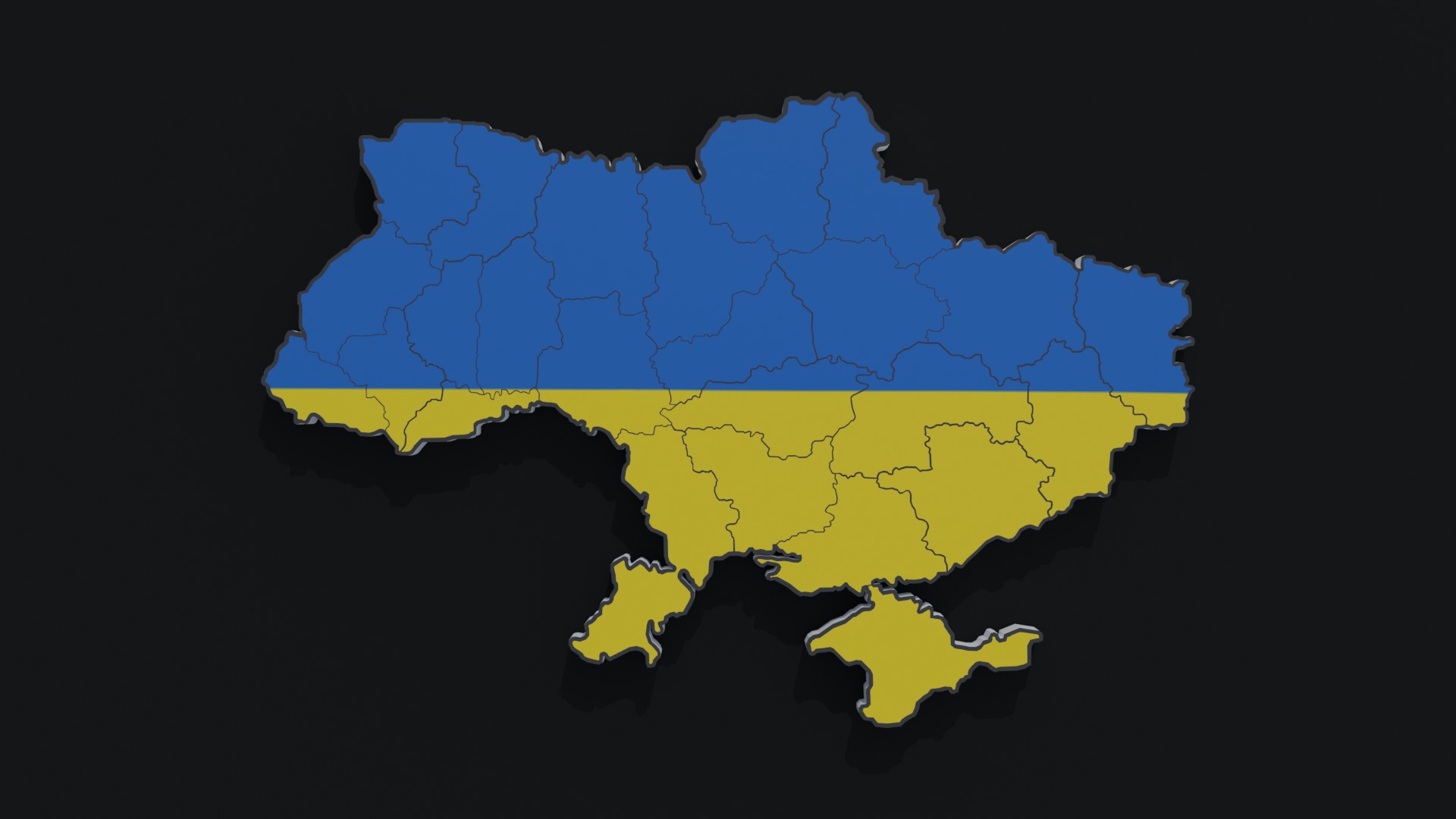 Political Map of Ukraine by Tykryk | 3DOcean