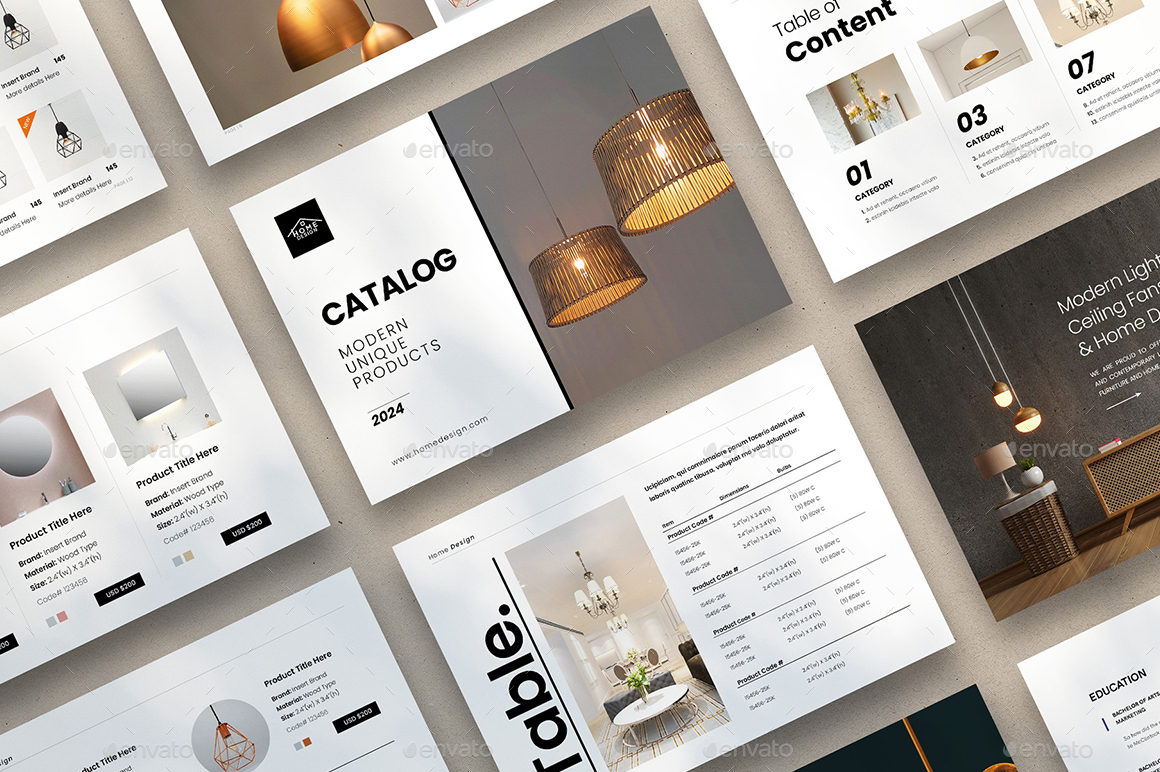 A5 Landscape Brochure Catalog, Print Templates | GraphicRiver