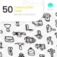 Construction Tools Outline Icons, Icons | GraphicRiver