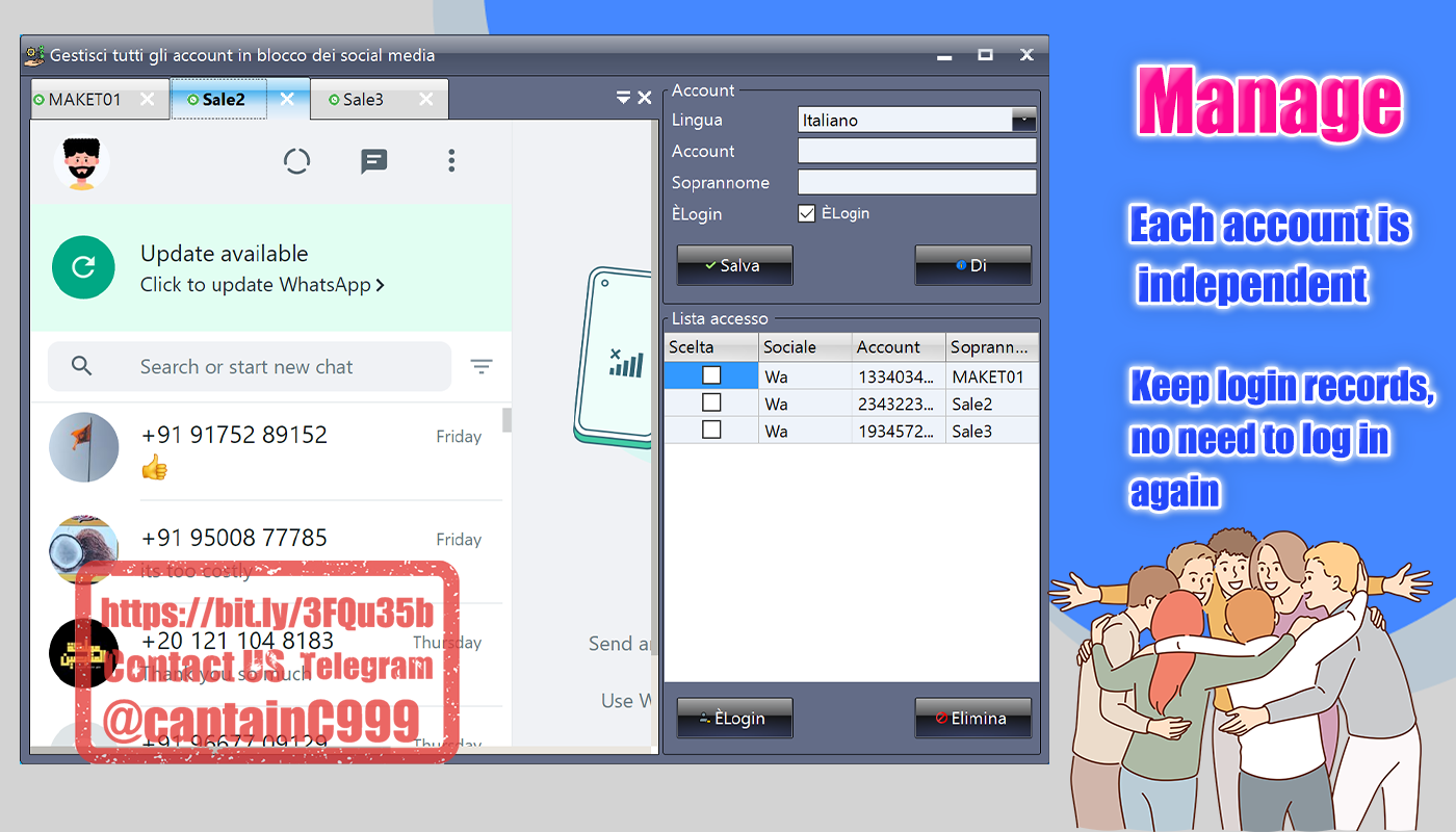 Whatsapp Multiple Accounts Manage Pro by IonicStudio | CodeCanyon