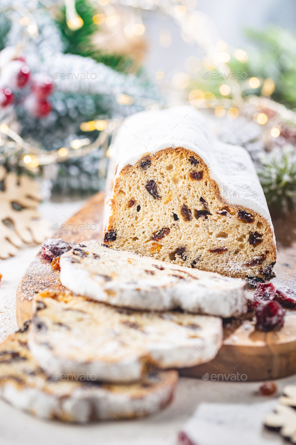Traditional Christmas Stollen. Stock Photo by ipolly80 | PhotoDune