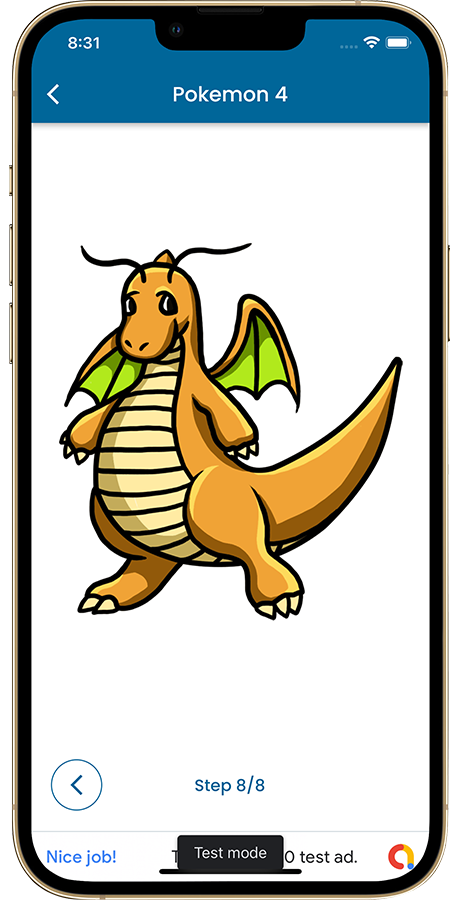 Learn to Draw Pokemon Step by Step Complete App in Flutter with Admob Ads by RenderCodeTechnology