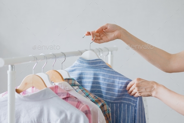 cleaning and washing things at home or in laundry, clean or dirty ...