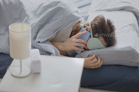 disturbing sms and phone calls. wake up from the ringing of the phone ...