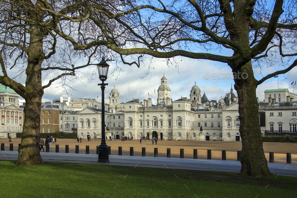 Horse Guards Parade is a large parade ground near Whitehall in central ...