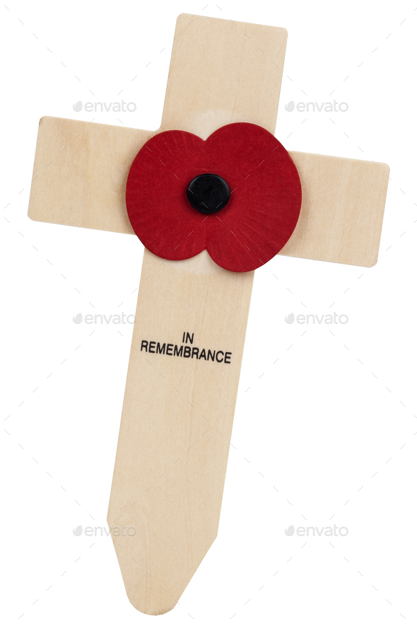 Remembrance Day Cross Stock Photo by SteveAllenPhoto999 | PhotoDune